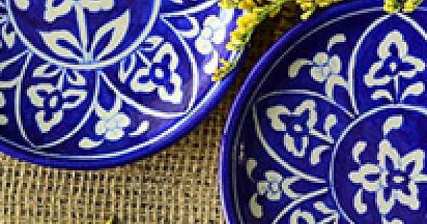 Buy Blue Pottery Products | Handmade Jaipur Blue Pottery Decor | Gaatha