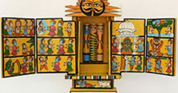 Kaavad / Kavad a story telling Temple | Popular craft Rajasthan ...