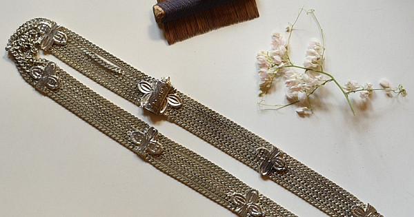 online White Metal Waist Belt / Kamar Bandh| Indian craft store