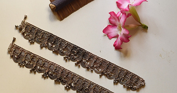 online Handmade Traditional Broad Heavy Payal| Indian craft store