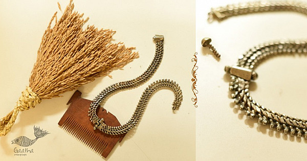 online White Metal Payal / Payjan Pair| Indian craft store