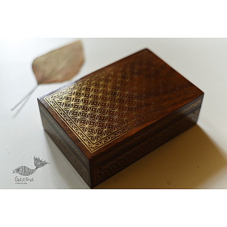 Tarkashi Wooden Box ~ Inlay Art| Indian craft store