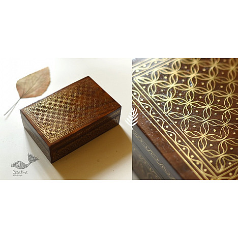 Tarkashi Wooden Box ~ Inlay Art | Gaatha