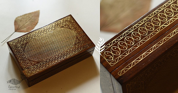 Wood Inlay / Tarkashi Box| Indian craft store