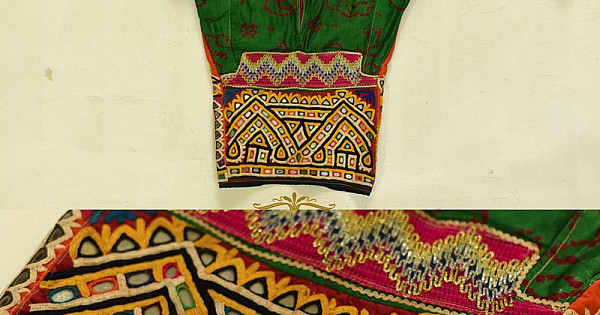 Buy Hand Embroidered kutchi hand Blouse- Rabari Embroidery| Indian ...