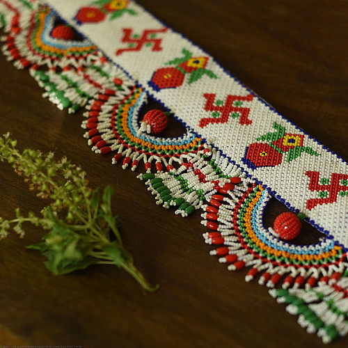 Saurashtra bead work toran | Handicrafts of Gujarat| Indian craft store