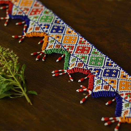 Saurashtra bead work toran | Handicrafts of Gujarat| Indian craft store