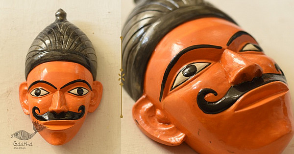 online handmade wooden mask from bengal| Indian craft store