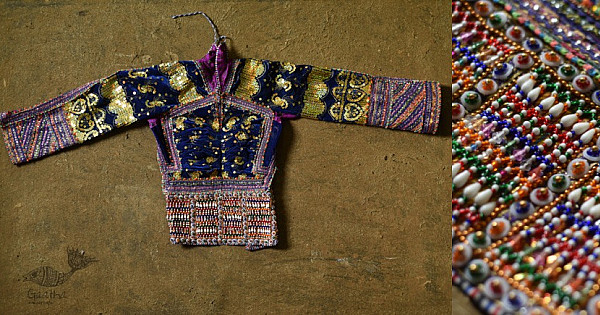 Buy Hand Embroidered kutchi hand Blouse- Rabari Embroidery| Indian ...