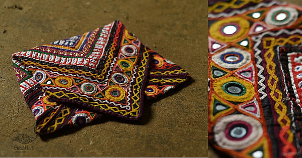 Buy Hand Embroidered kutchi hand bag - Rabari Embroidery| Indian craft ...