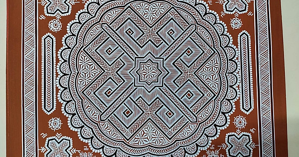 Mandana Art - Painting | Geometric Mandana Design | Gaatha
