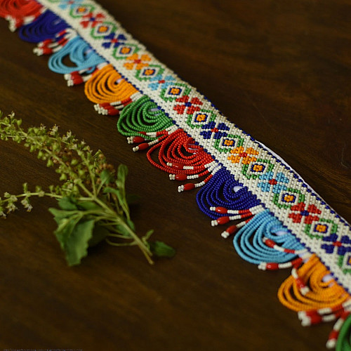 Saurashtra bead work toran | Handicrafts of Gujarat| Indian craft store