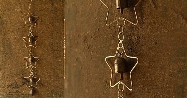 online handmade iron hanging bell - Bells In Stars| Indian craft store