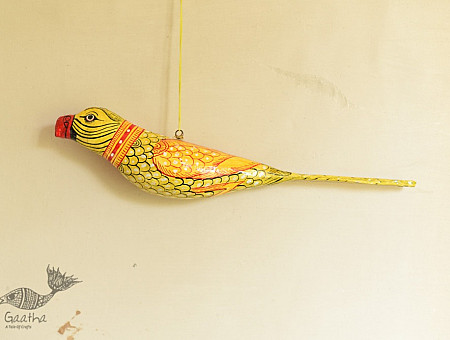 onlline hand painted Paper Mache Hanging Bird | Gaatha