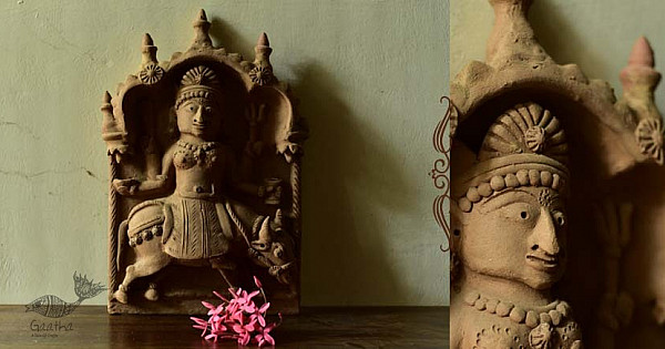 Buy handmade Molela clay terracotta god goddess idols tiles statues ...