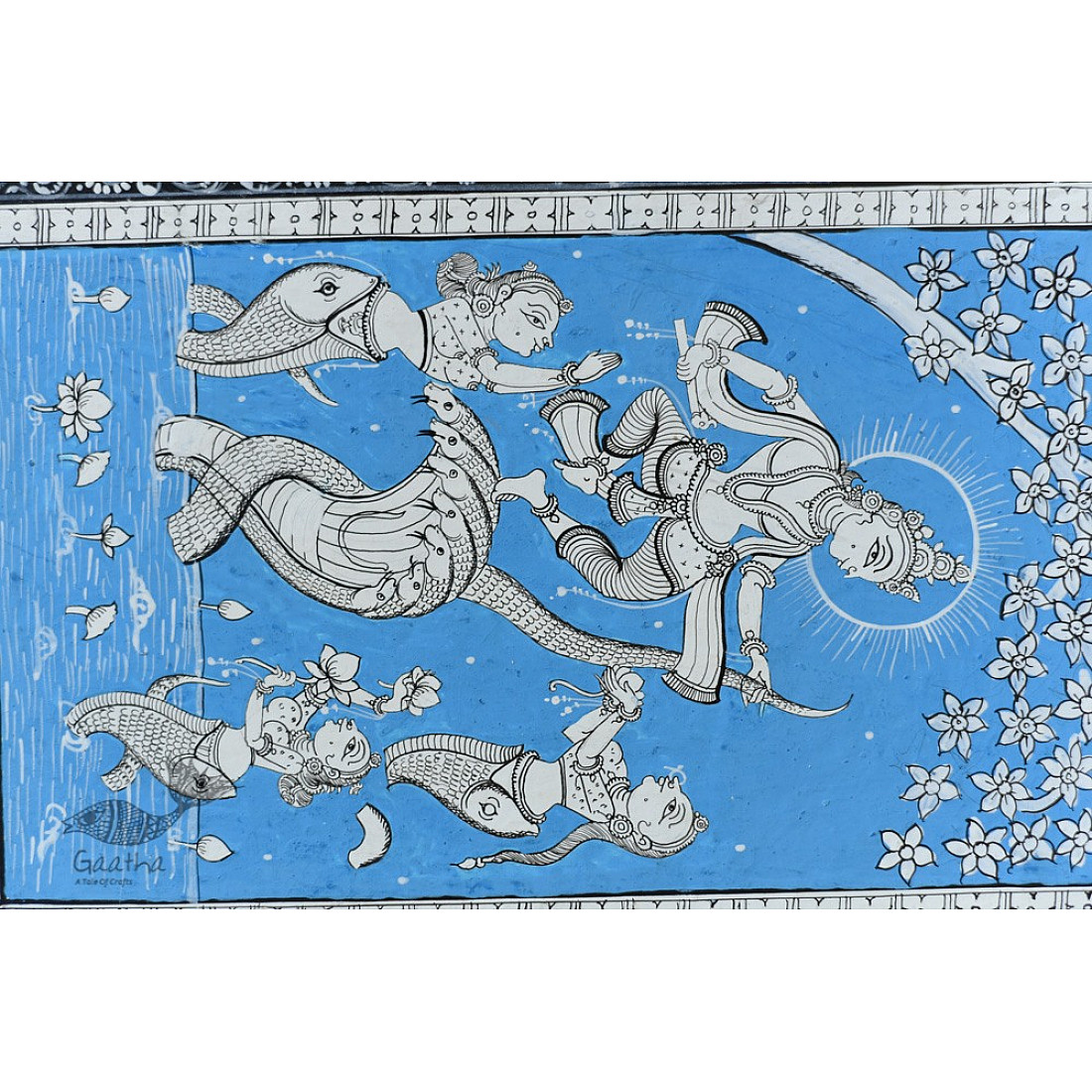 Pattachitra Painting - Krishna Leela| Indian craft store