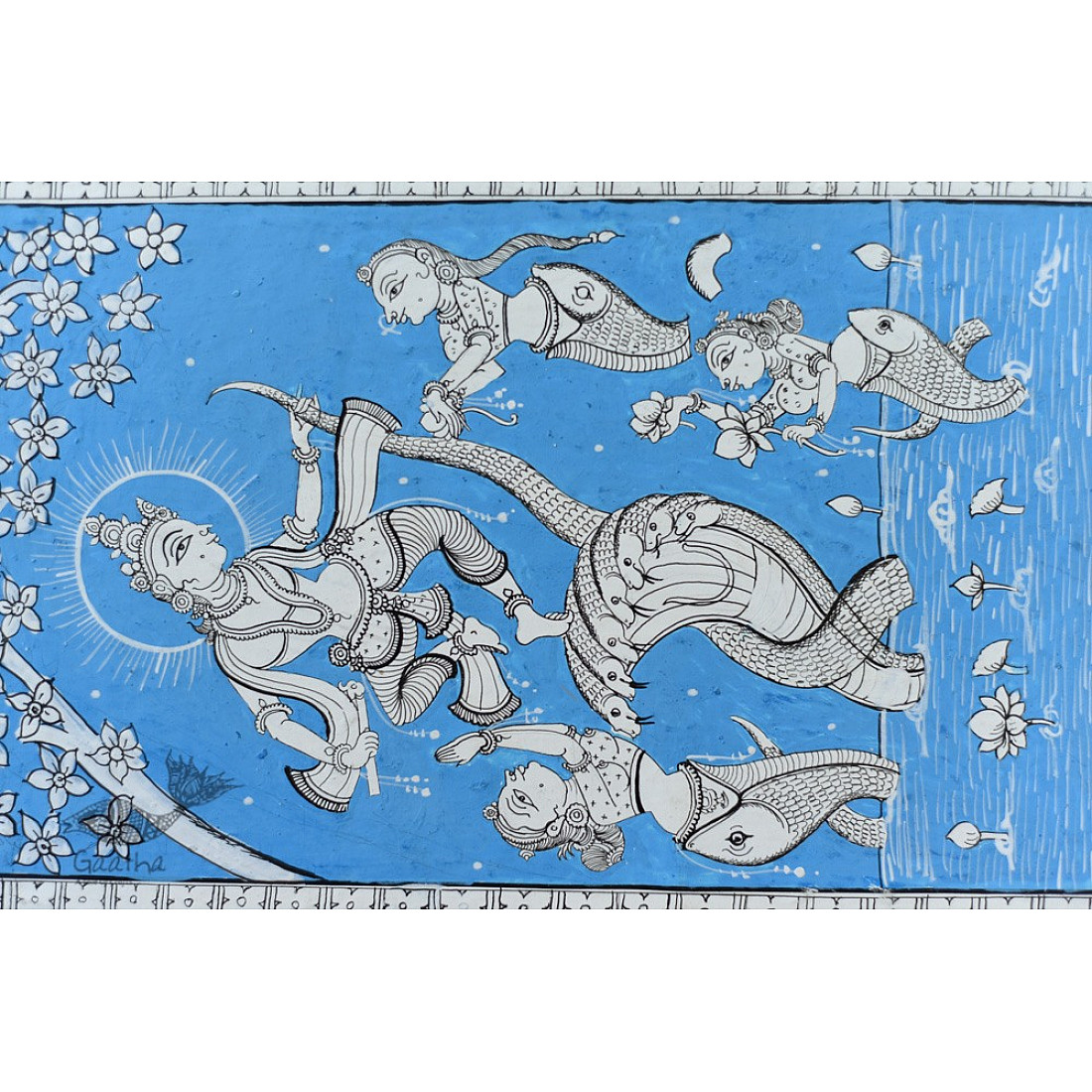 Pattachitra Painting - Krishna Leela| Indian craft store