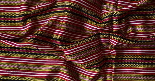 Double Woven Mashru - of cotton silk fabric | Gaatha