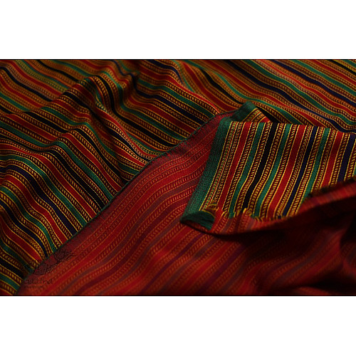 buy online Mashru Striped silk Fabric | Handloom of Gujarat| Indian ...
