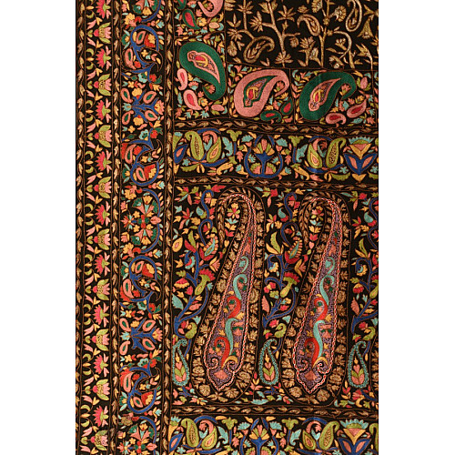 Online Kashmiri Pashmina Shawls | Sozni Jamawar Embroidery | Gaatha