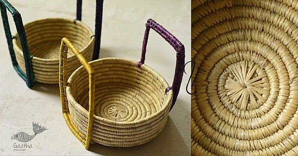 Moonj Grass | buy Multipurpose basket| Indian craft store