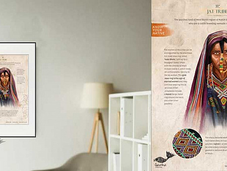 Know your Native | Printed Poster | Toda tribe | Gaatha