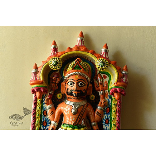 Buy terracotta god goddess idols | buy Molela clay craft | Indian craft ...