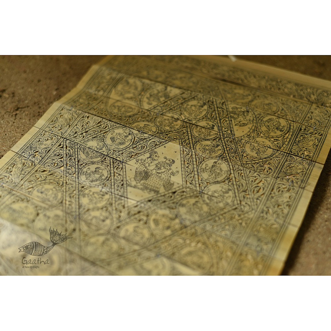 online Tala Pattachitra -Radhe Krishna Fine Detailed Pattachitra ...