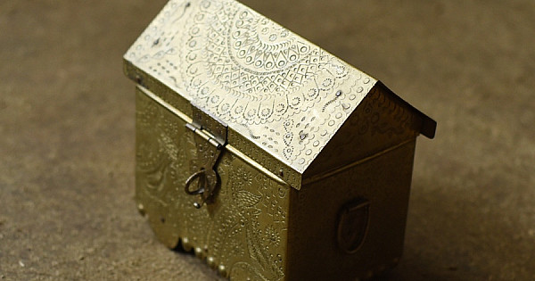 Buy handmade Brass Multi Purpose Storage Box | Gaatha
