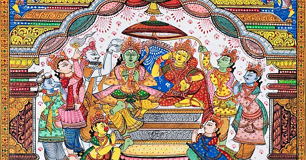 Traditional Pattachitra Painting ~ Ramayana | Gaatha