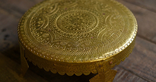 Buy handmade Brass Pol Pat Roti Roller| Indian craft store