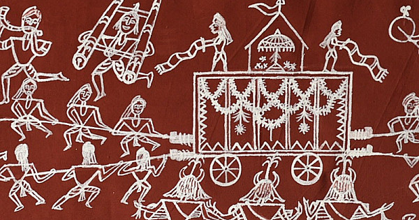 Muria Painting | Bhitti Chitra ~ Ghotul Natrya| Indian craft store