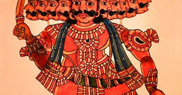 Buy Leather Puppets from A. P. ~ raavan| Indian craft store