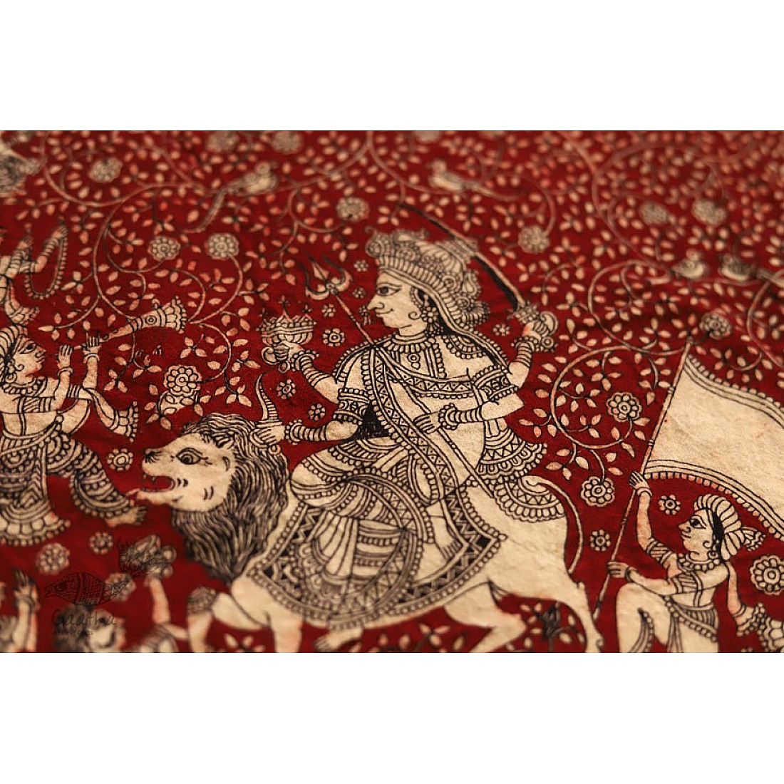 Buy Hand Painted Mata ni Pachedi ~ Bahuchara Mata| Indian craft store