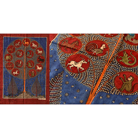 Buy Hand Painted ambema painting - matani pachedi| Indian craft store