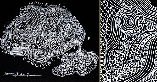 Surpur Art Painting - fish | Gaatha