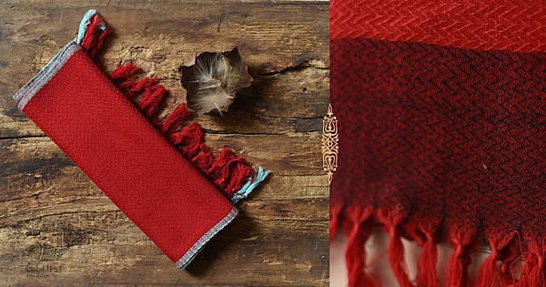 Handwoven Woolen Muffler / Scarf| Indian craft store