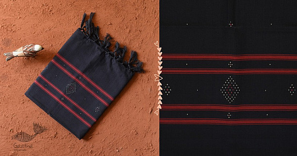 Handwoven Tangaliya Cotton dupatta| Indian craft store