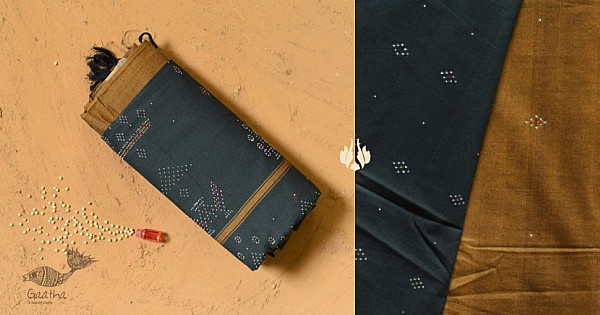 Buy Tangaliya Handwoaven Cotton Saree| Indian craft store