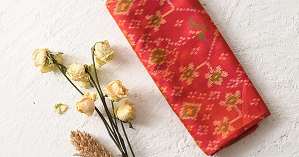 pure silk patola dupatta| Indian craft store