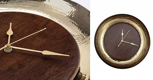 Wooden wall clock- Designer Handmade Product| Indian craft store