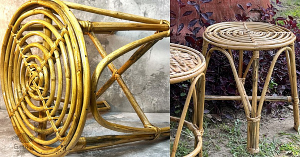 handmade designer Spiral Stool| Indian craft store