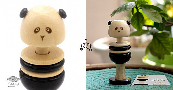 Buy Handmade Wooden Takatak Pandu | Indian craft store