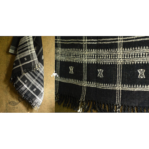 Buy Kutchi Handwoven Raw Wool Stole and Shawl | Gaatha