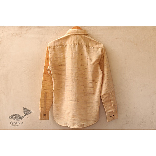 shop online handloom fabric men cotton shirt| Indian craft store