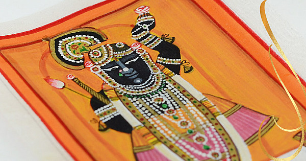 Buy Miniature Painting Srinath ji in Temple at Nathdwara rajasthan ...