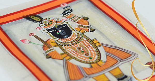 Buy Miniature Painting Srinath ji in Temple at Nathdwara rajasthan ...