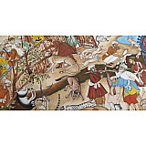 Miniature painting ~ Emperor Akbar on a hunt| Indian craft store