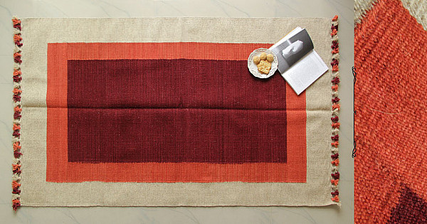Shop online hand made woolen rugs online| Indian craft store
