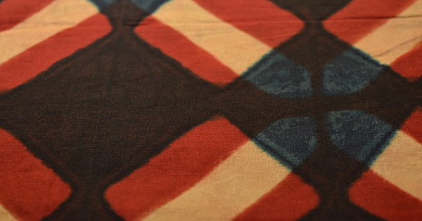 Buy Clamp Dye Natural Color Cotton Silk Fabric By Sufiyan Khatri ...